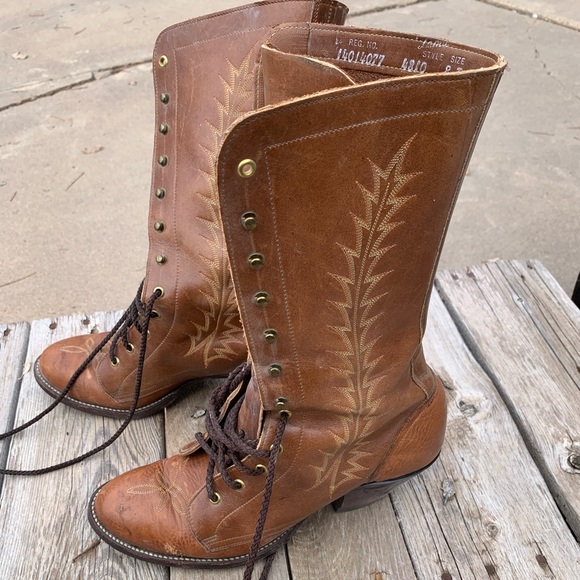 Tony Lama | Shoes | Tony Lama Laceup Boots | Poshmark
